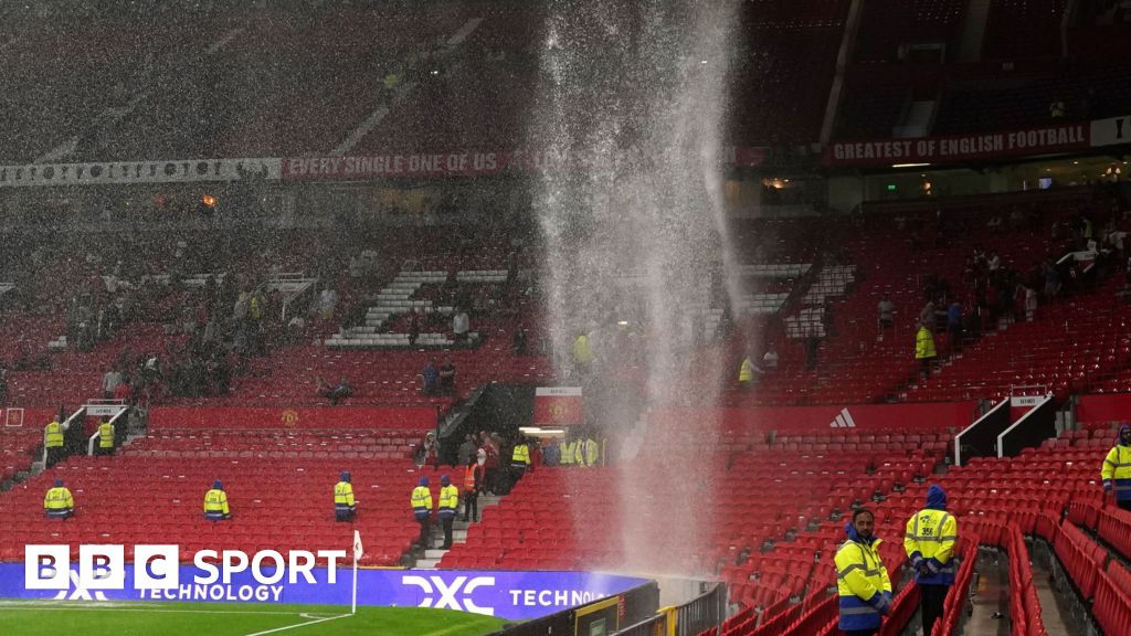 Manchester United: Old Trafford issues highlighted by heavy rainfall ...