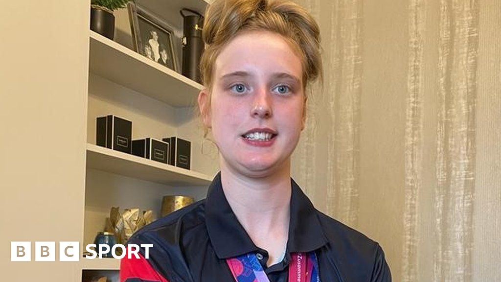 Chloe Russell: Jersey gymnast wins four Special Olympics medals - BBC Sport
