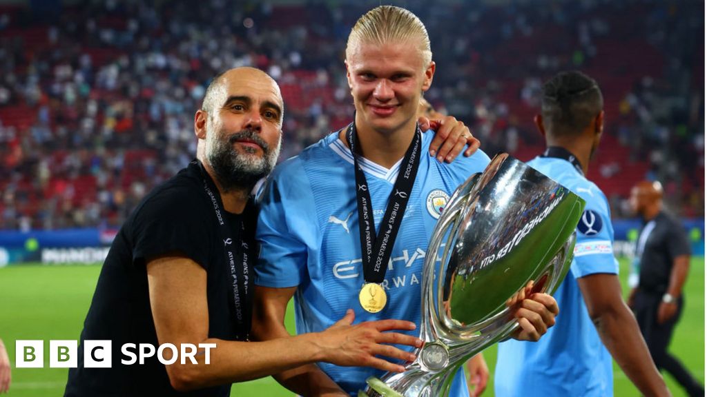 Man City: Pep Guardiola believes Erling Haaland should win the 2023 Ballon d'Or - BBC Sport