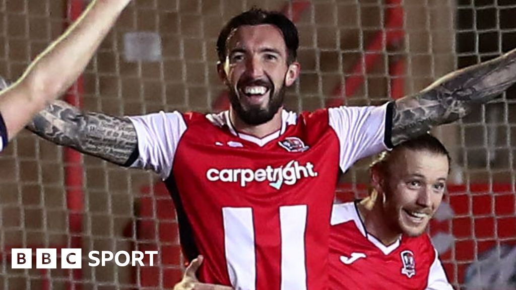 Ryan Bowman: Exeter City striker overjoyed after first hat-trick in 6-1 ...