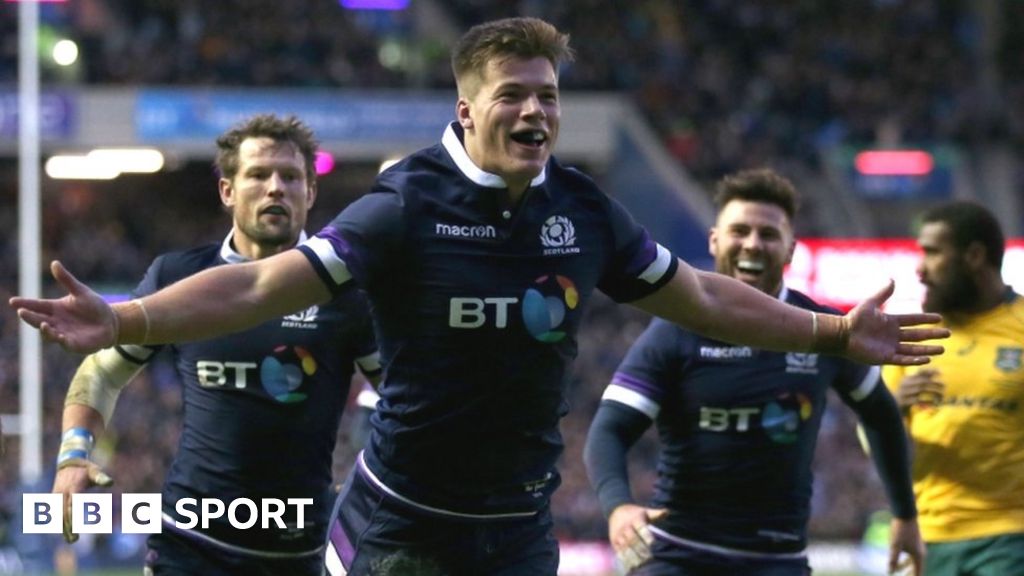 Huw Jones: Scotland not at their peak yet, despite Australia rout - BBC ...