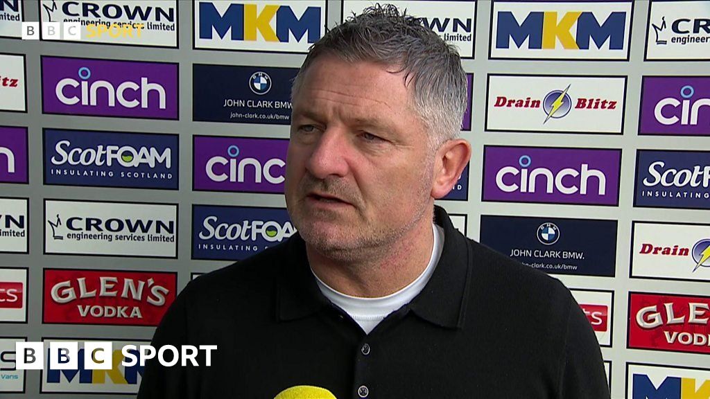 'I'm really hurting' - Docherty - BBC Sport