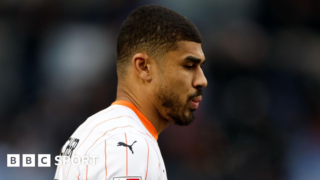 Ashley Fletcher: Blackpool striker has four-match ban and red card ...