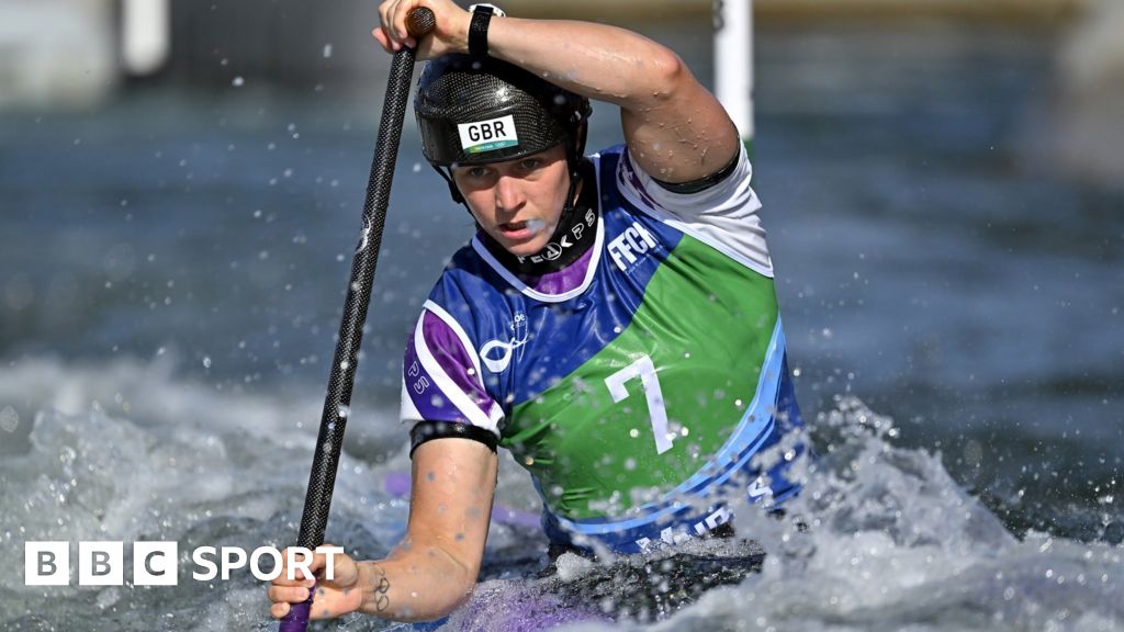 Canoe Slalom World Cup: Britain's Kimberley Woods wins kayak cross silver - BBC Sport