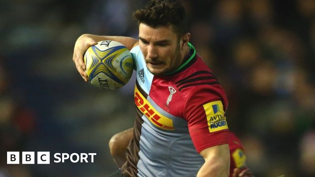 George Lowe: Harlequins centre signs new contract - BBC Sport