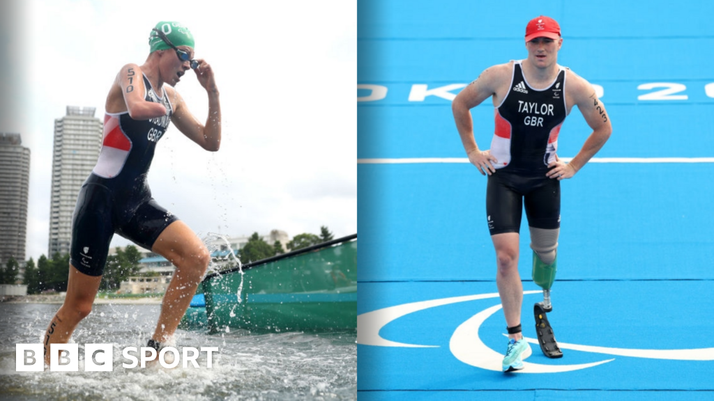 World Triathlon Para Cup: Britain's Lauren Steadman and Michael Taylor ...