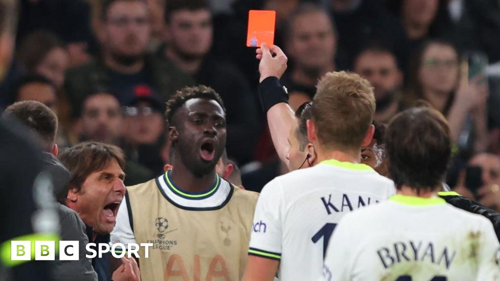 Tottenham: How will Conte's red card impact Spurs in Marseille? - BBC Sport