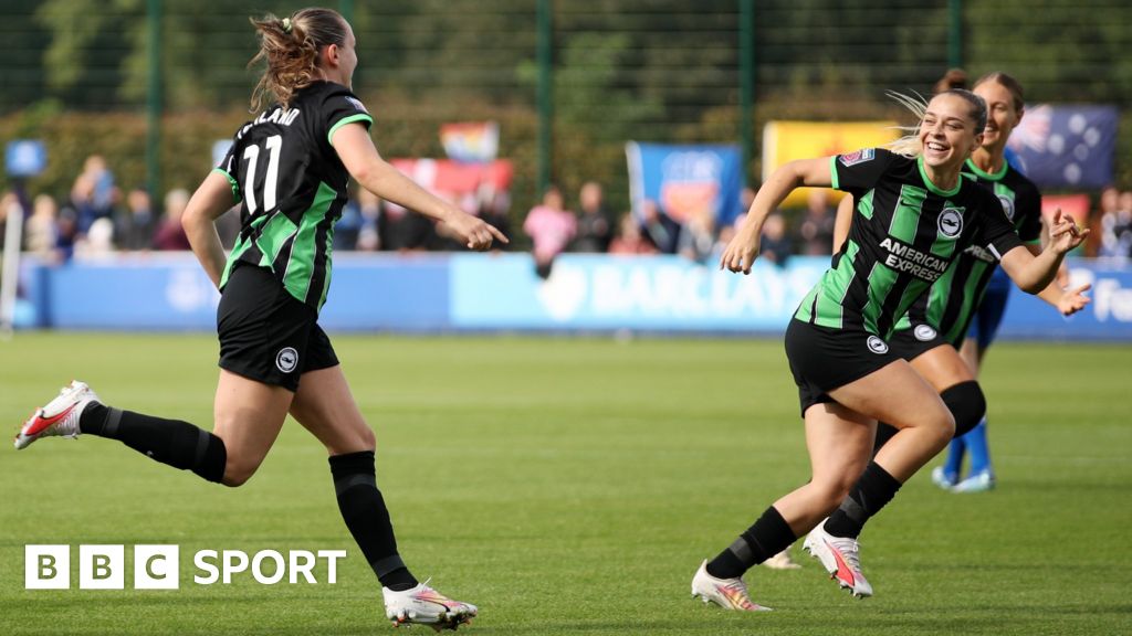 Everton 1-2 Brighton: Elisabeth Terland double gets Seagulls off to ...