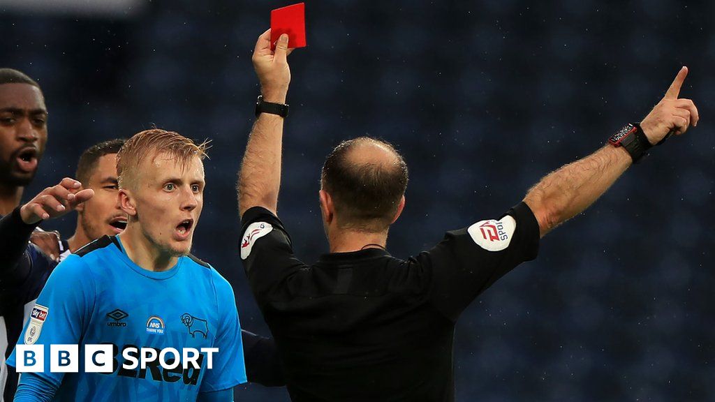 Louie Sibley: Derby County midfielder's red card rescinded - BBC Sport