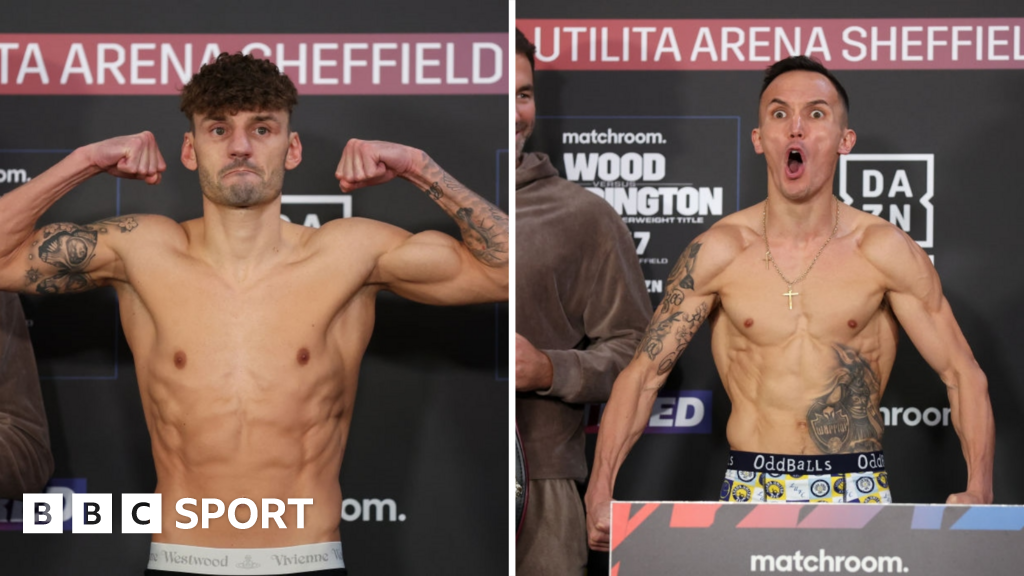 Leigh Wood v Josh Warrington: Britons make weight for WBA featherweight ...