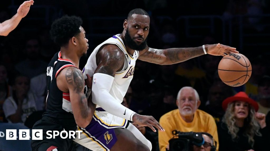 NBA: Los Angeles Lakers beaten by Portland Trail Blazers as losing ...