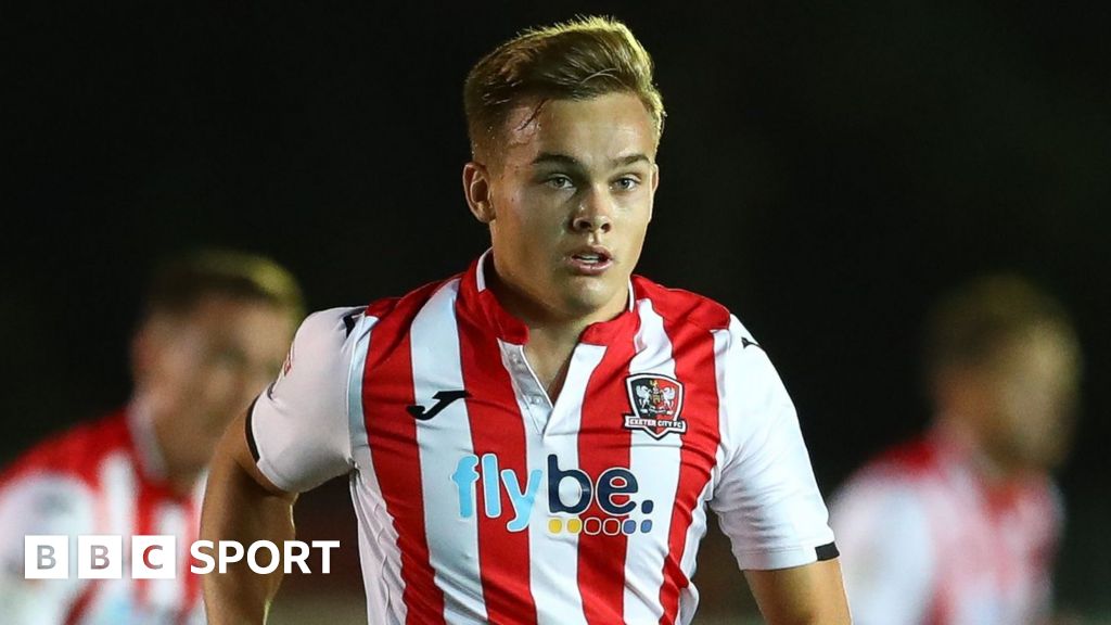 Archie Collins: Exeter City boss Matt Taylor impressed by young ...