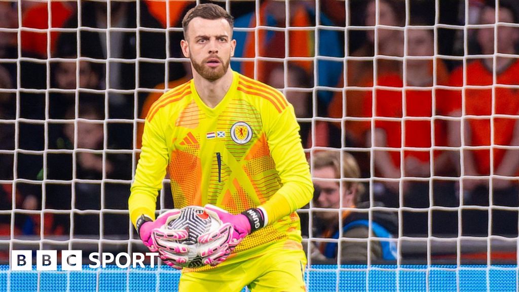 Tough night for Norwich City's Angus Gunn on Scotland duty - BBC Sport