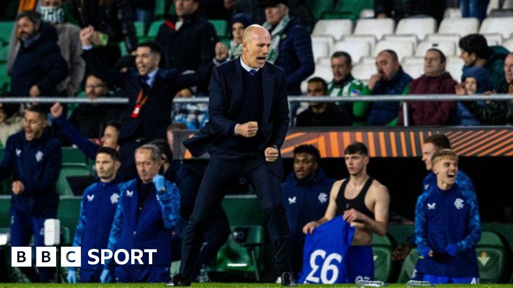 Real Betis 2-3 Rangers: What the manager said - BBC Sport