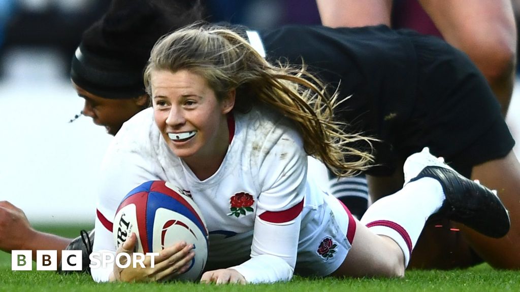 England 43-12 New Zealand: 'Mature' Zoe Harrison 'sensational' in ...