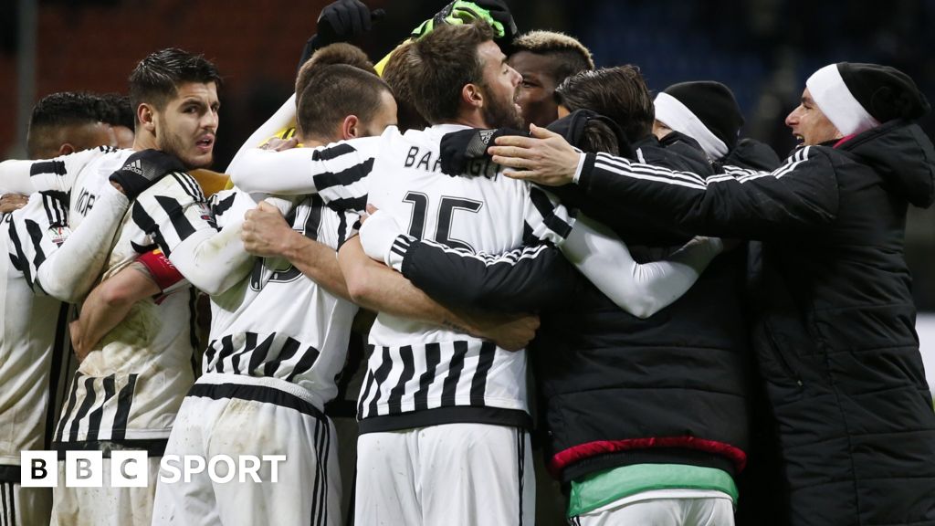 Juventus beat Inter Milan on penalties in Coppa Italia - BBC Sport