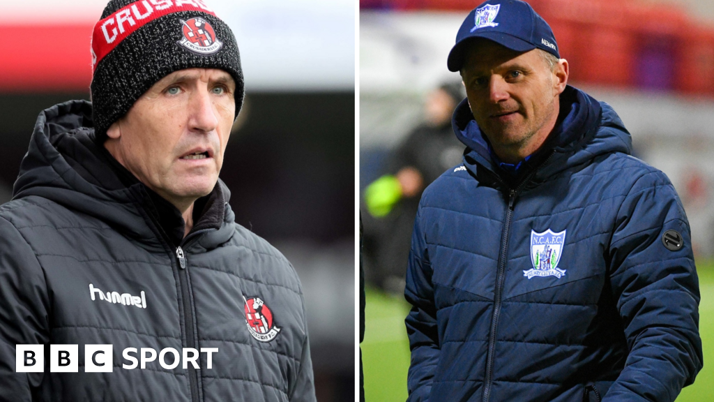 Irish Premiership: Managers Stephen Baxter and Barry Gray handed ...