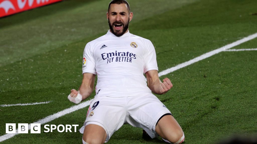 Real Madrid 3-1 Athletic Bilbao: Karim Benzema double sends Real level ...