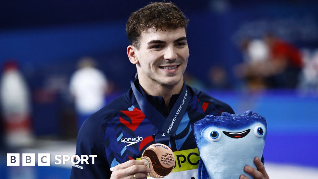 World Aquatics Championships 2024: Ross Haslam wins bronze in men's 1m ...
