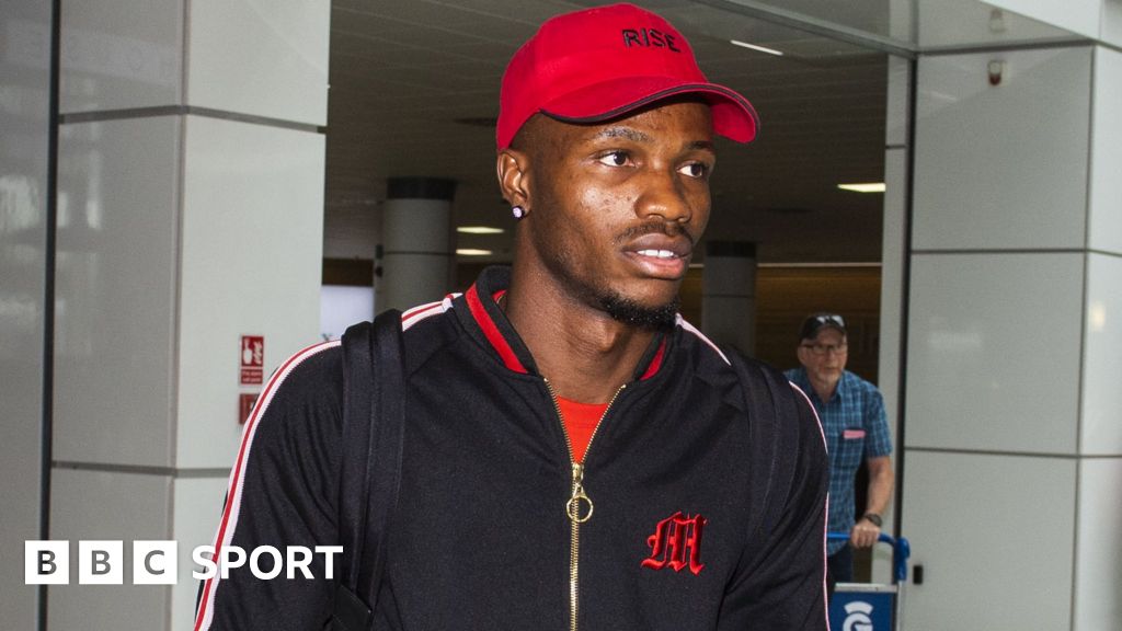 Celtic target Boli Bolingoli-Mbombo arrives in Glasgow - BBC Sport