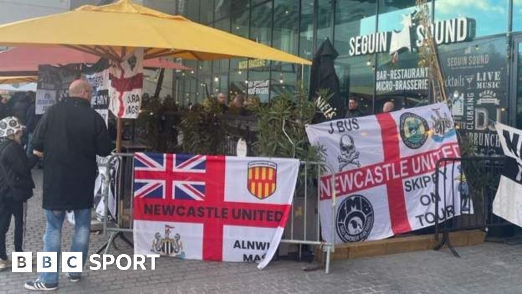 PSG vs Newcastle: Atmosphere building in Paris - BBC Sport