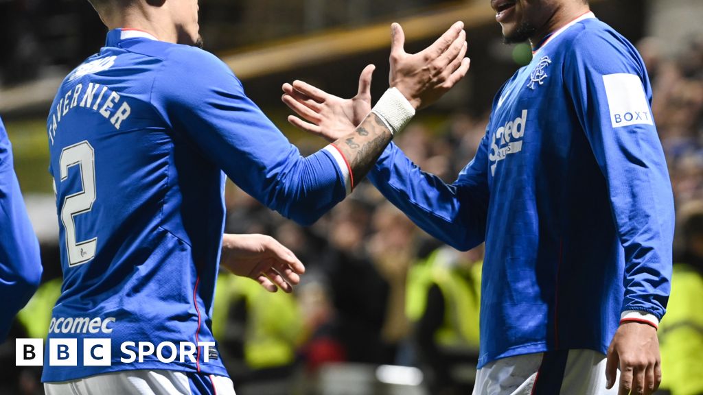 Two Rangers players in Premiership team of the year - BBC Sport