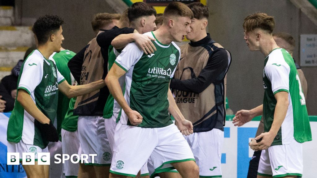Hibs youngsters 'hold our heads high' after painful Euro exit - BBC Sport