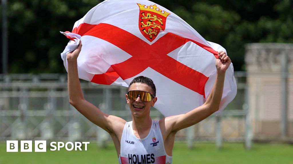 Luke Holmes: Jersey triathlete wins gold at Commonwealth Youth Games ...