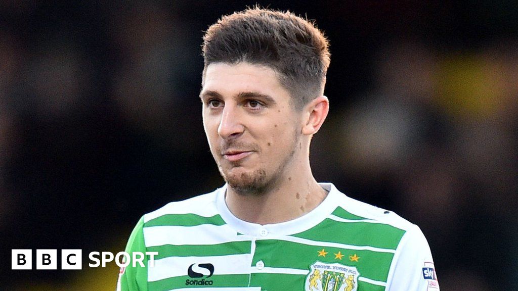 Jake Gray: Yeovil Town midfielder to miss the rest of the season - BBC ...