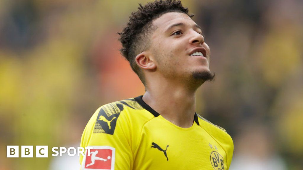 Jadon Sancho: Borussia Dortmund's England winger agrees new £190k-a ...