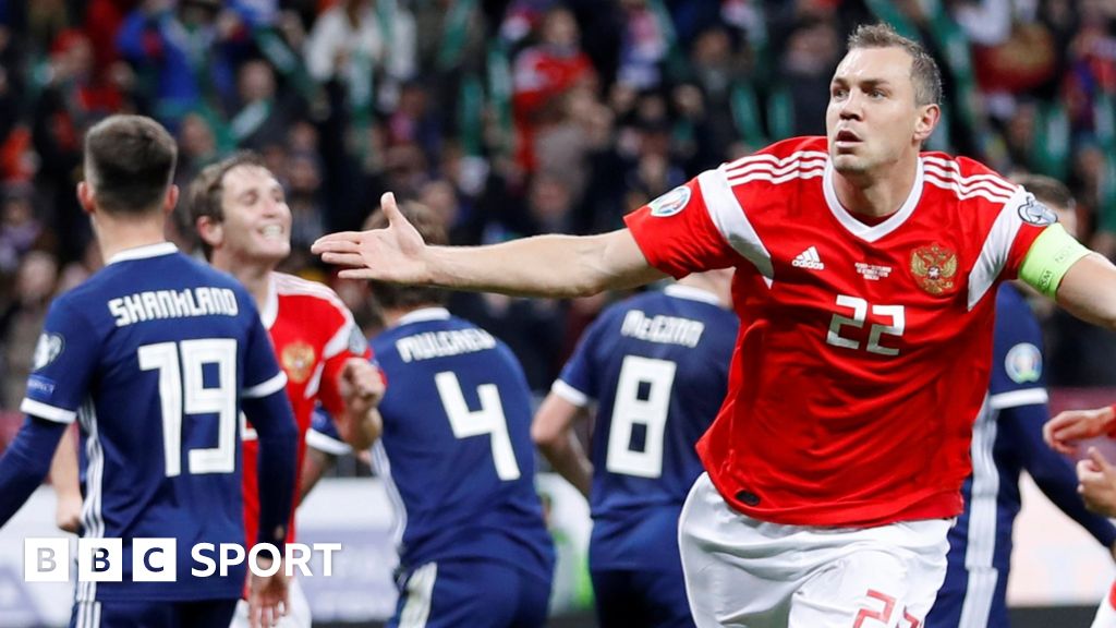 Russia 4-0 Scotland: Scots out of automatic Euro 2020 contention after ...