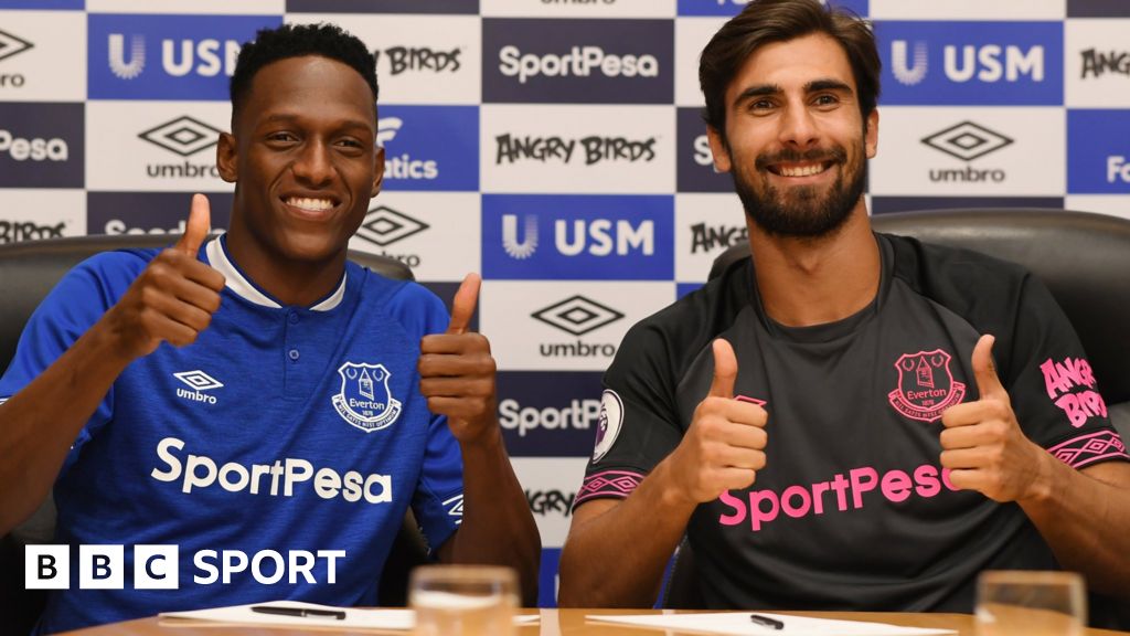 Transfer news: Everton sign Barcelona's Yerry Mina and Andre Gomes ...