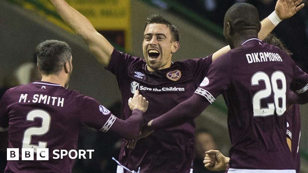 Hibernian v Hearts: Olly Lee goal gives Craig Levein side's win - BBC Sport