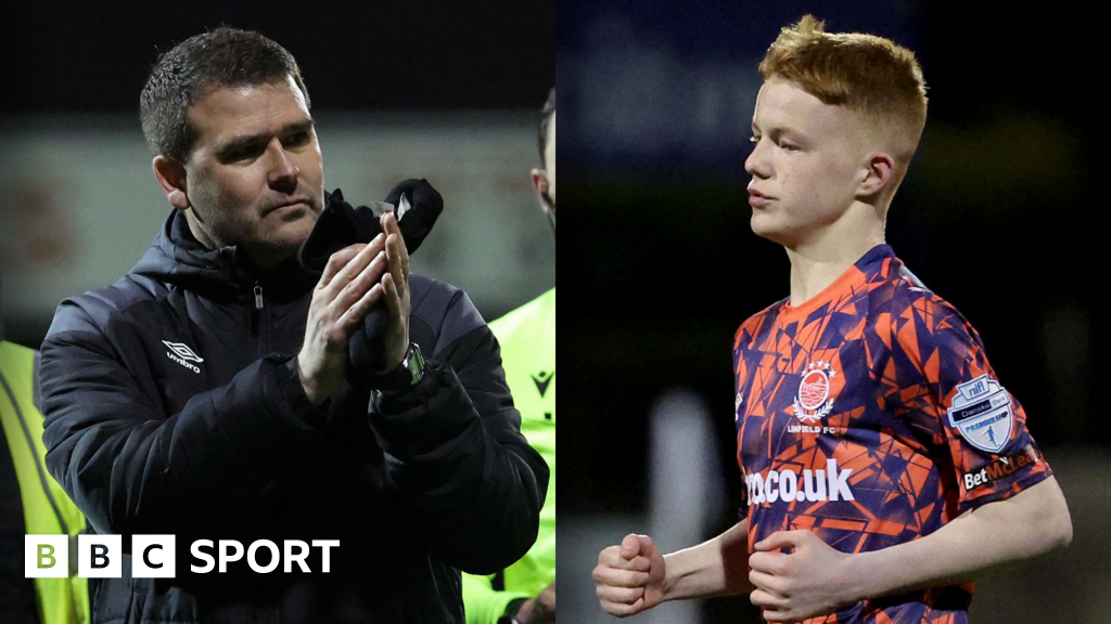 Braiden Graham: 'Goals, goals, goals' - Fifteen-year-old Linfield ...