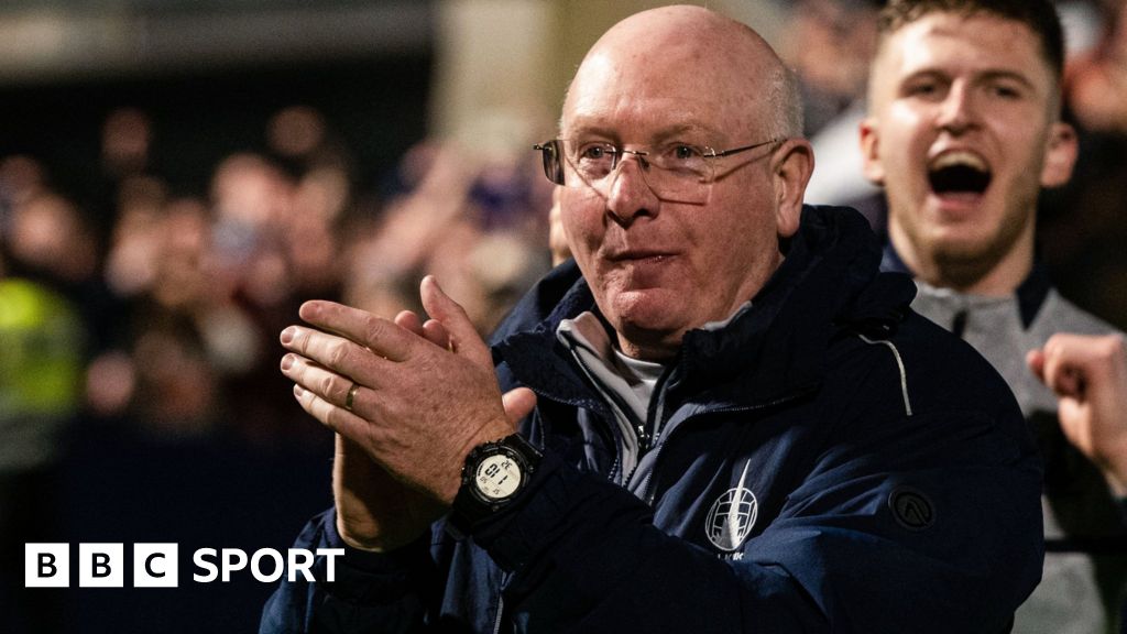 Falkirk manager John McGlynn in the mood for dancing after Falkirk wrap ...