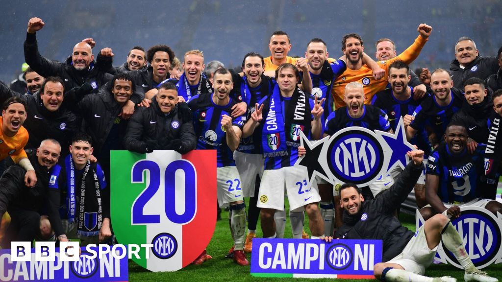 AC Milan 1-2 Inter Milan: Francesco Acerbi and Marcus Thuram seal title ...