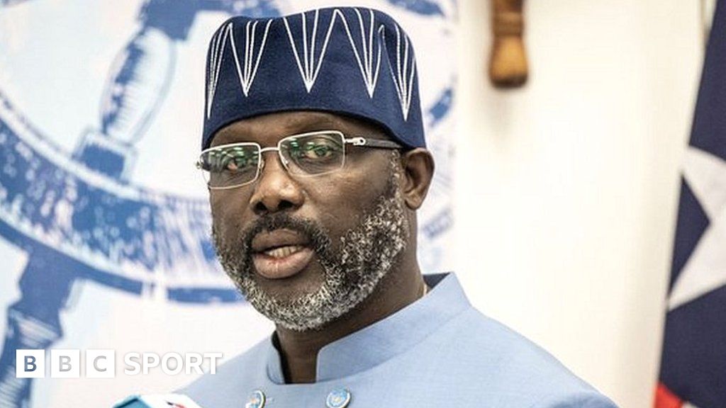 George Weah backs Morocco's bid for 2025 Afcon - BBC Sport