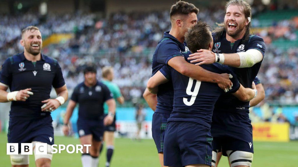 Scotland 61-0 Russia: Scots set up Rugby World Cup showdown with Japan ...