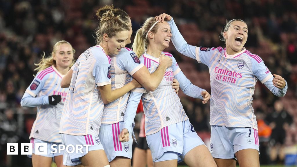 Southampton 1-2 Arsenal: Late Amanda Ilestedt header completes ...