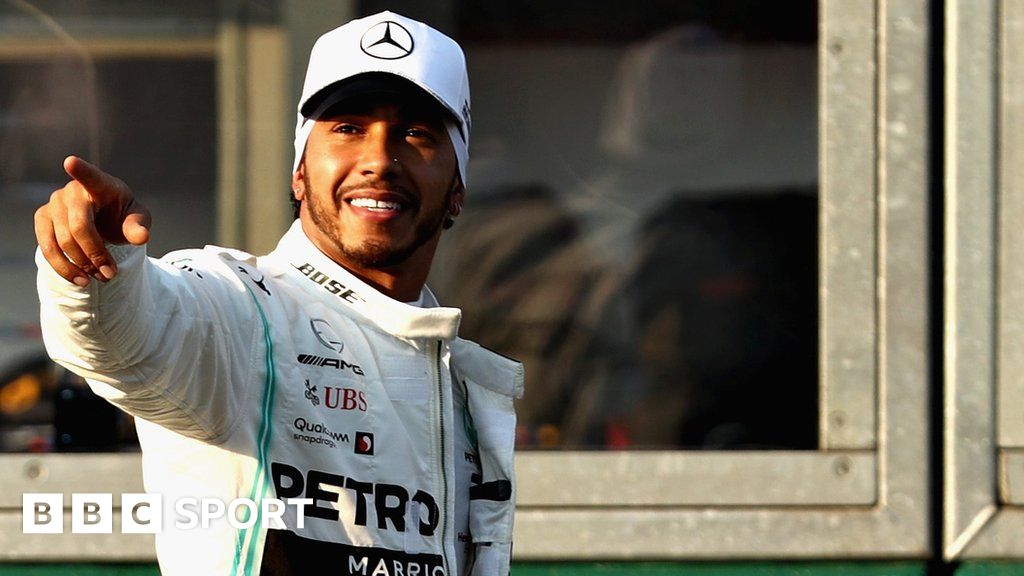 Lewis Hamilton on pole in Australia - BBC Sport