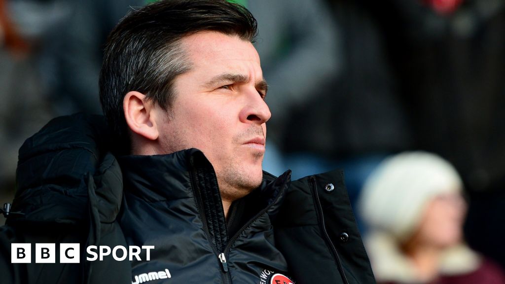 Joey Barton: Fleetwood boss charged for criticising referee Brett ...