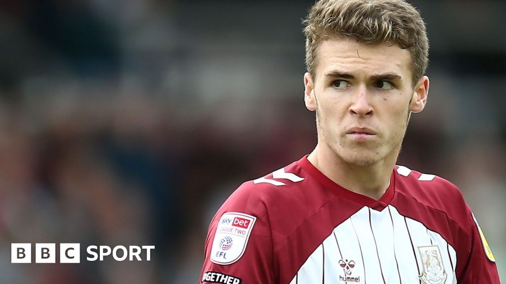 Max Dyche: Northampton Town defender signs new two-year deal - BBC Sport
