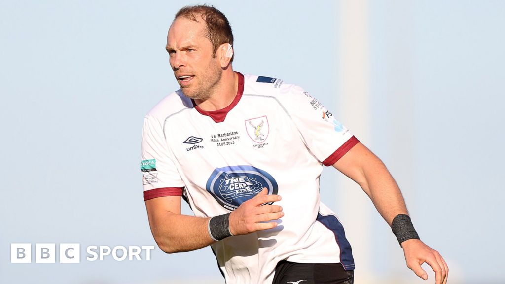 Swansea 33-68 Barbarians: St Helen's lauds Alun Wyn Jones as Baa-Baas ...