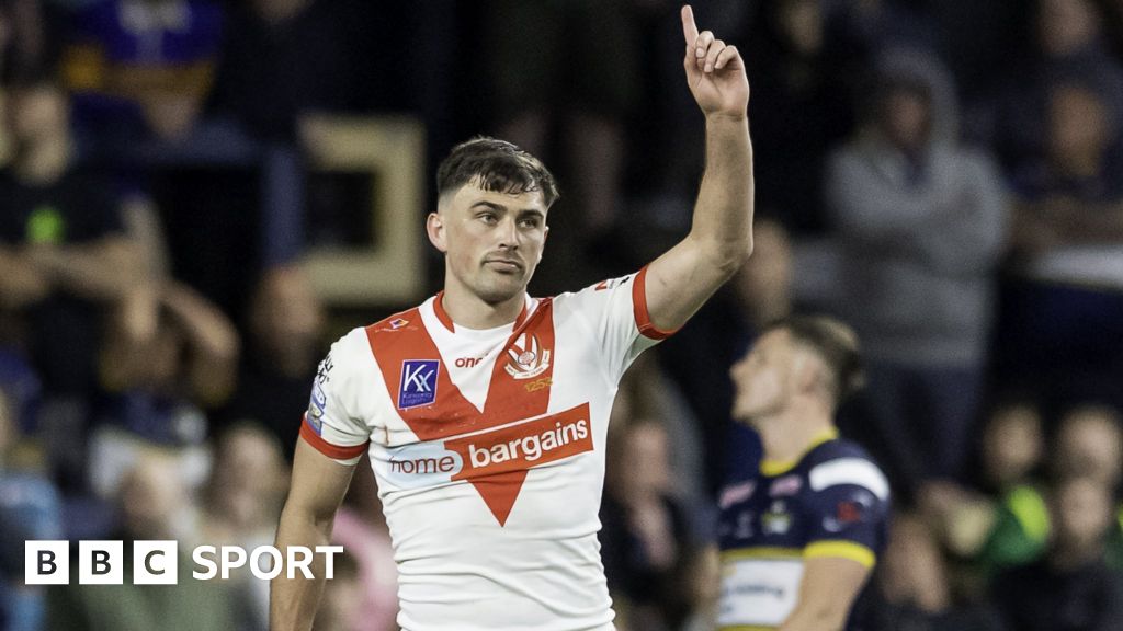 Super League: Leeds Rhinos 12-13 St Helens - Lewis Dodd drop-goal seals ...