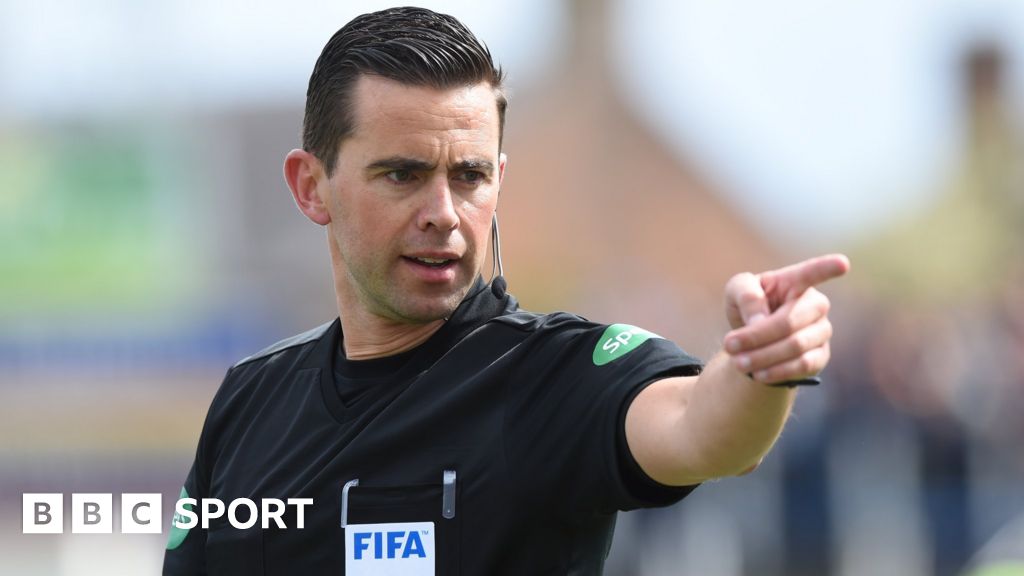 Referee Andrew Dallas retires from international duty - BBC Sport