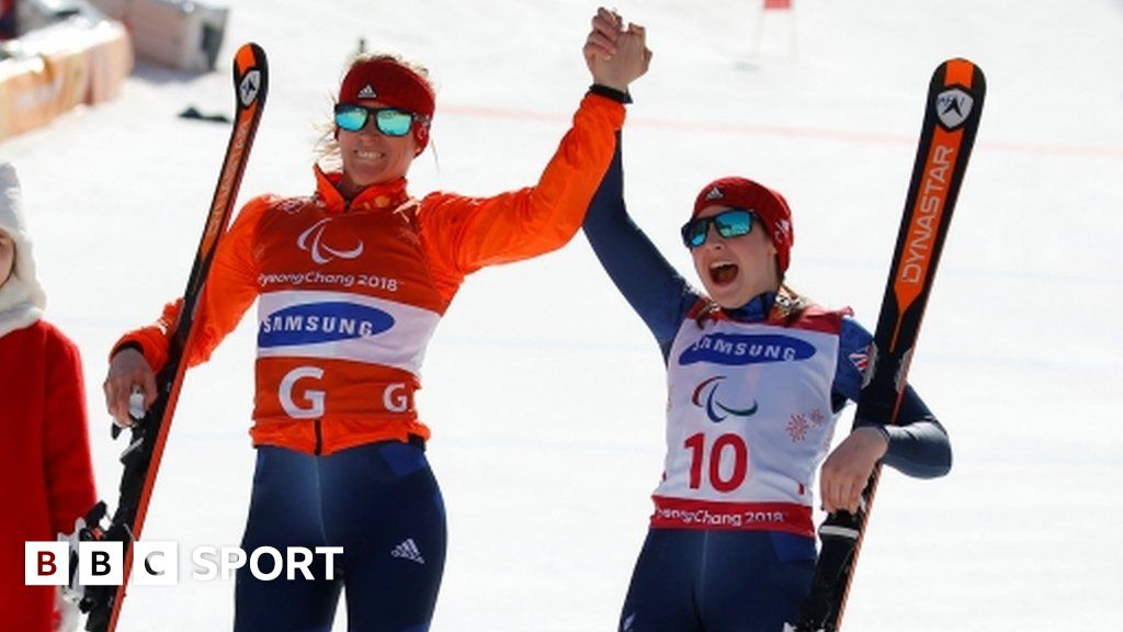 Winter Paralympics: Menna Fitzpatrick and Jen Kehoe win silver in giant ...