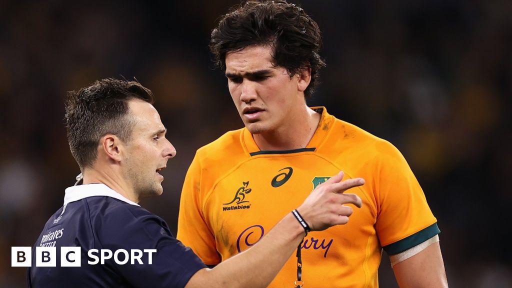 Darcy Swain: Australia second row out of England series after red card ...