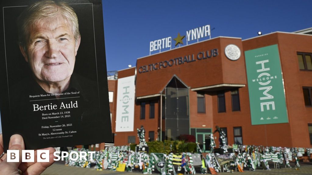 Bertie Auld: Thousands gather to pay final respects - BBC Sport