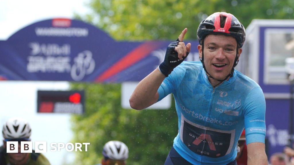 Tour of Britain: Britain's Ethan Hayter wins stage five and reclaims ...