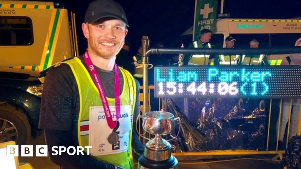 Isle of Man Parish Walk: Liam Parker takes 2019 title - BBC Sport